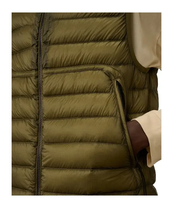 C.P. COMPANY D.d. Shell Goggle Down Gilet - Brown