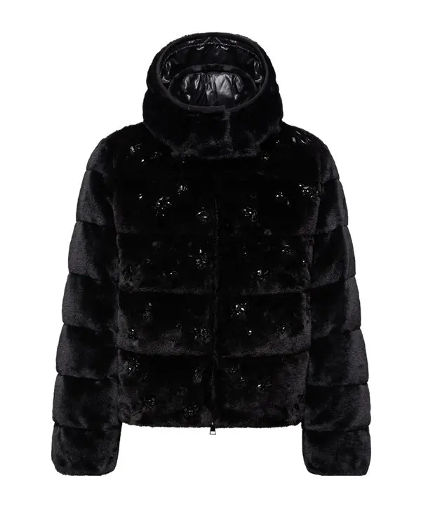 Moncler Andronne Hooded Jacket With Sequin Embellishments
