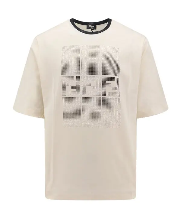 Fendi Ff Printed Crewneck T-shirt