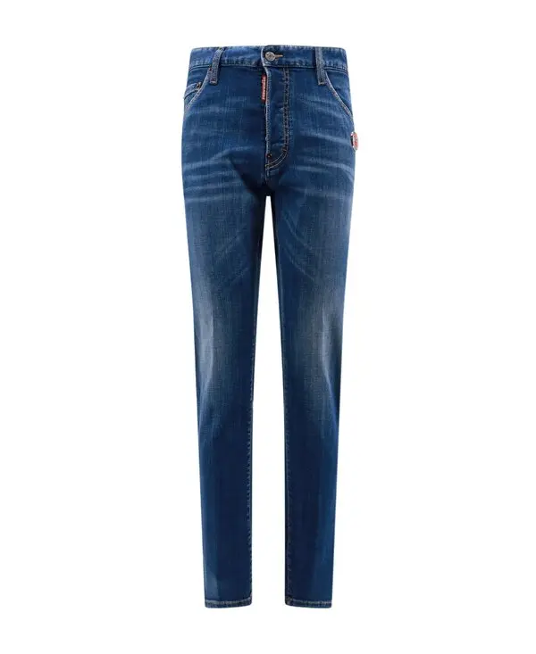 Dsquared2 Cool Guy Jeans With Logo Patch - Blue