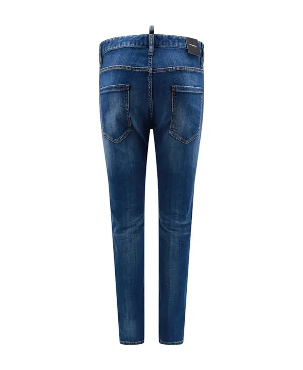 Dsquared2 Cool Guy Jeans With Logo Patch - Blue
