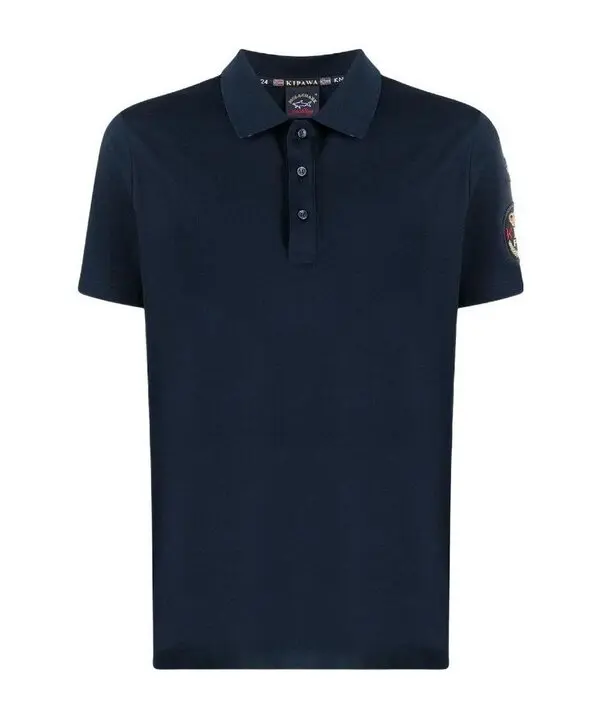 PAUL  SHARK Logo Patch Polo Shirt