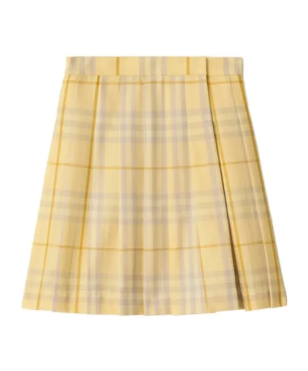 Burberry Check Pattern Skirt