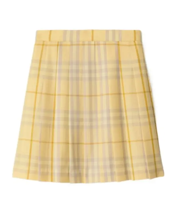 Burberry Check Pattern Skirt