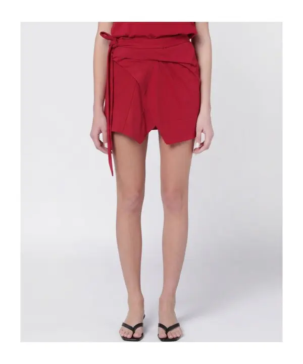 Isabel Marant Étoile Berenice Mini Skirt - Cherry