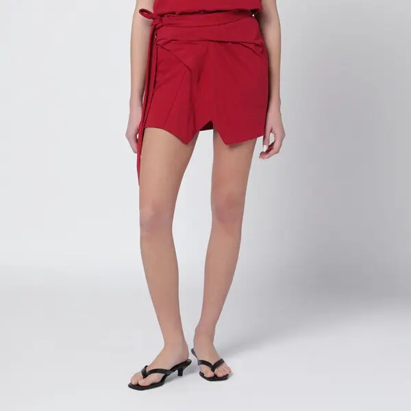 Isabel Marant Étoile Berenice Mini Skirt - Cherry