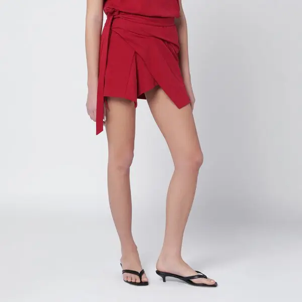 Isabel Marant Étoile Berenice Mini Skirt - Cherry