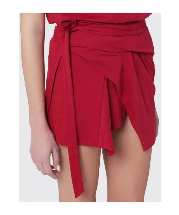 Isabel Marant Étoile Berenice Mini Skirt - Cherry