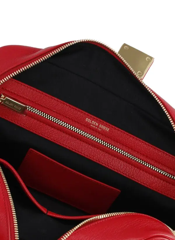 GOLDEN GOOSE Zipped Tote Bag - Red