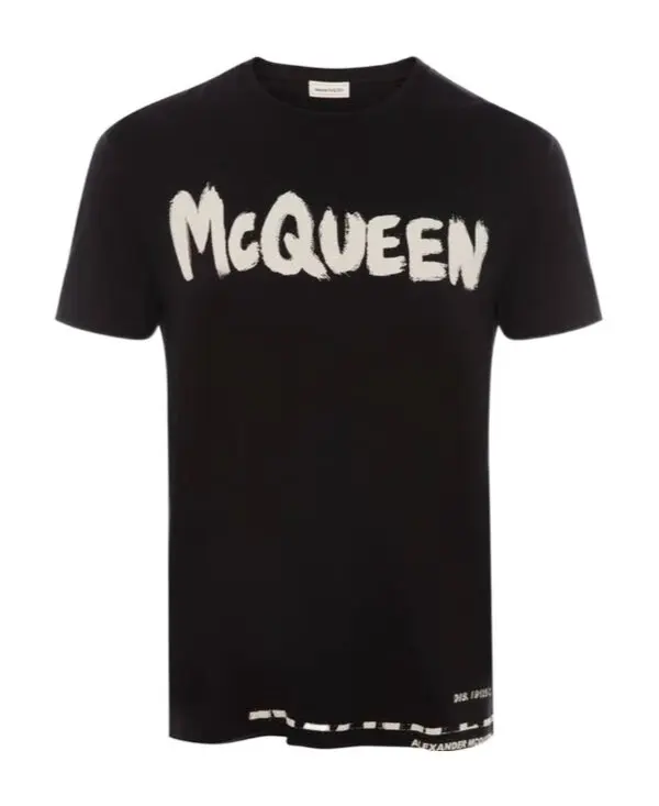 Alexander McQueen Logo Printed Crewneck T-shirt