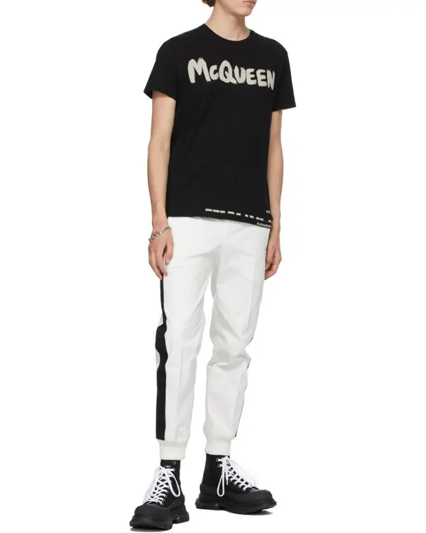 Alexander McQueen Logo Printed Crewneck T-shirt