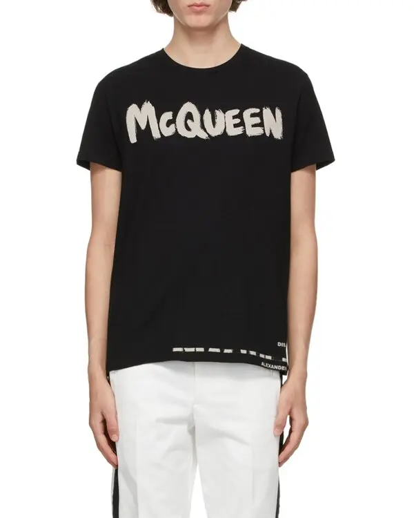 Alexander McQueen Logo Printed Crewneck T-shirt