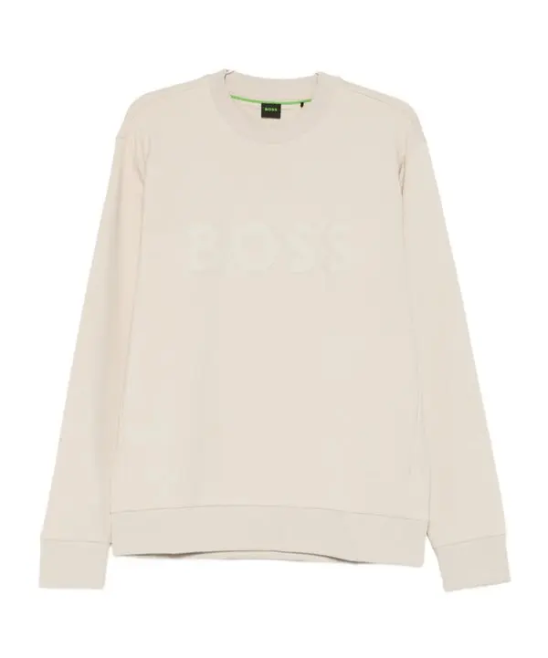 Hugo Boss Logo-detail Sweatshirt - White
