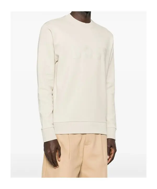 Hugo Boss Logo-detail Sweatshirt - White