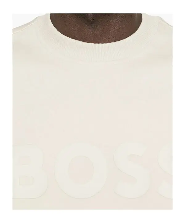 Hugo Boss Logo-detail Sweatshirt - White