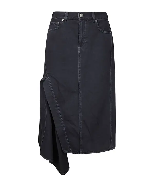 HAIKURE Ann Bull 44 Denim Skirt