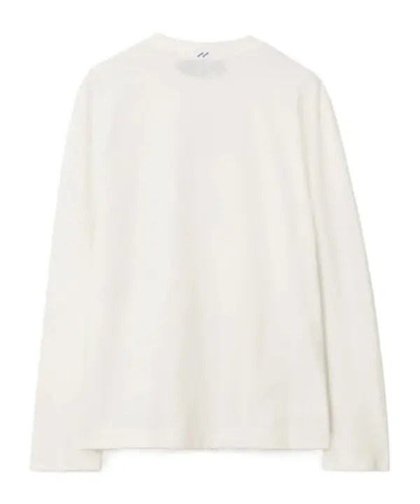 Burberry Allover Logo Printed Long Sleeved T-shirt