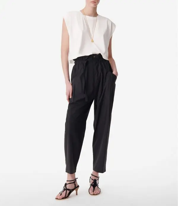 Vanessa Bruno Elasticated Waist Tie-closure Trousers