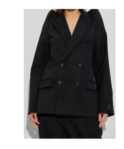 Vetements Padded Shoulder Double-breasted Jacket