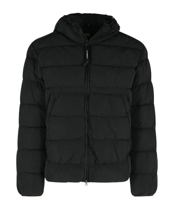 C.P. COMPANY Chrome-r Hooded Jacket - Black
