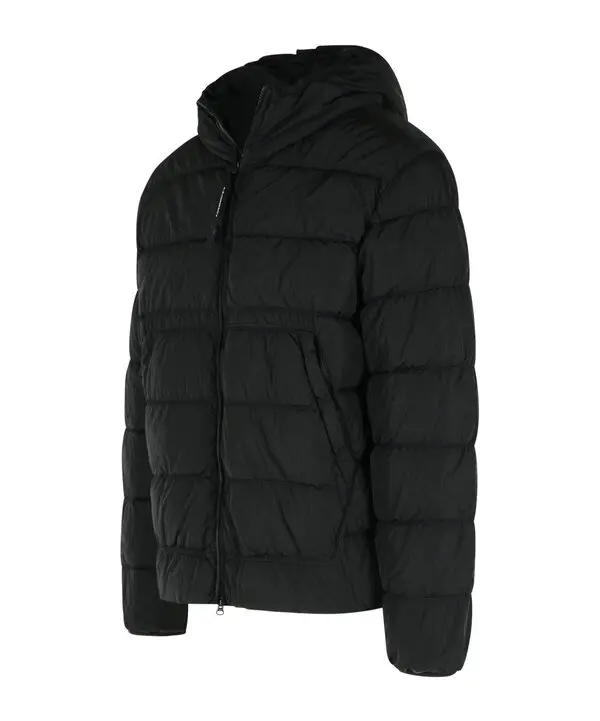 C.P. COMPANY Chrome-r Hooded Jacket - Black