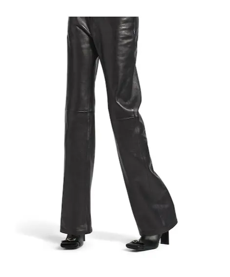 Balenciaga Square Toe Buckle Detail Ankle Boots