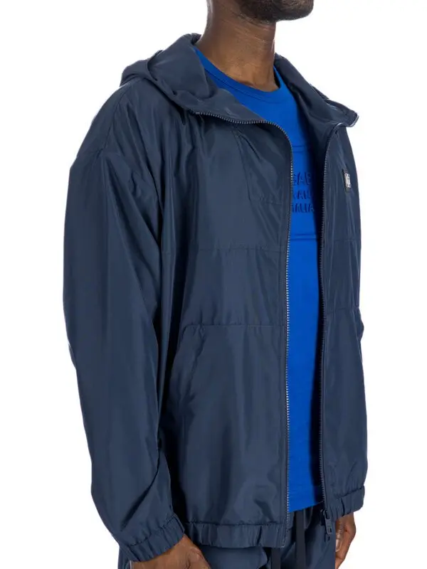 Dolce & Gabbana Logo Plaque Hooded Jacket