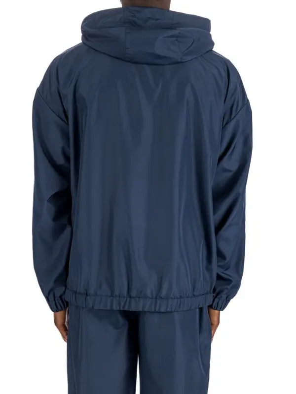 Dolce & Gabbana Logo Plaque Hooded Jacket