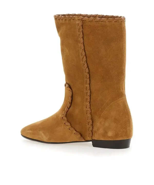 Isabel Marant Étoile Pointed Toe Suede Ankle Boots