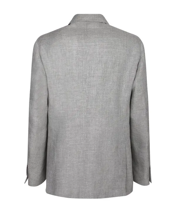 LARDINI Roma Single-breasted Blazer - Gray