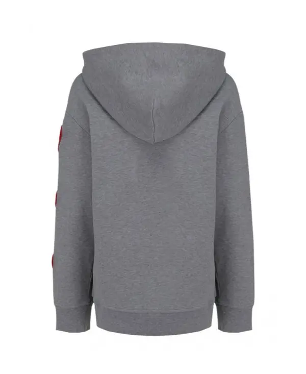 Moschino And Heart Zip-up Hoodie