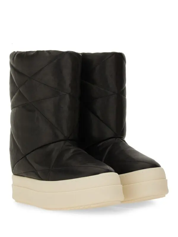 Rick Owens Mega Bumper Lunar Slip-on Boots - Black