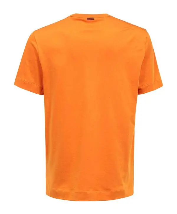 Zegna Short-sleeved T-shirt - Orange