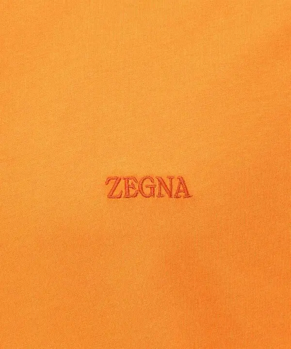Zegna Short-sleeved T-shirt - Orange