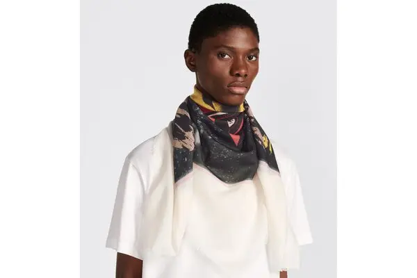 Dior Stole With Asterodior Motif