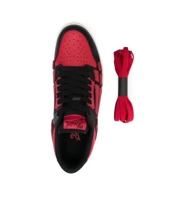 Amiri Skel Low Top Sneakers - Red