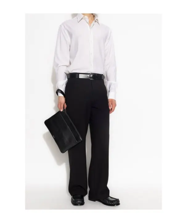 Emporio Armani Long-sleeve Button-up Shirt - White