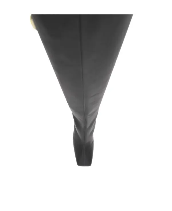 Dolce & Gabbana Logo Plaque Square-toe Boots