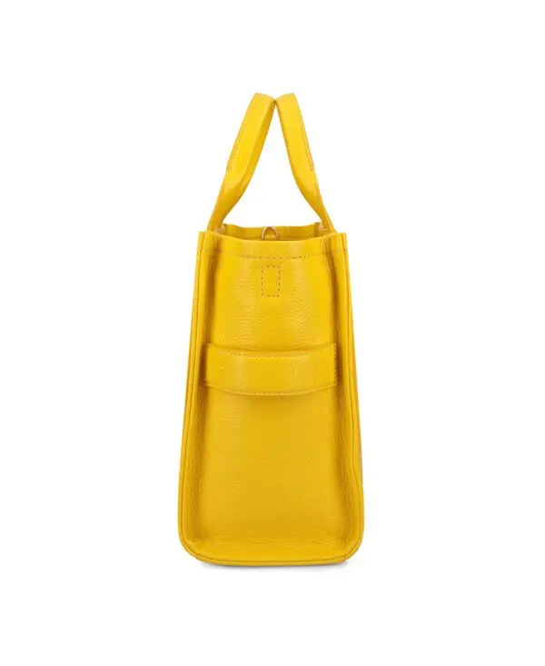 Marc Jacobs Logo Embossed Medium Tote Bag - Yellow