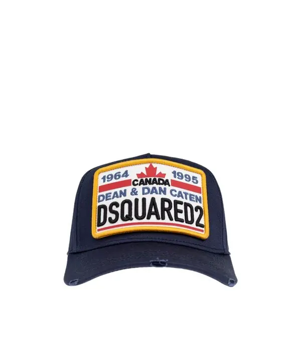 Dsquared2 Baseball Cap With Logo Patch - Navy Blue