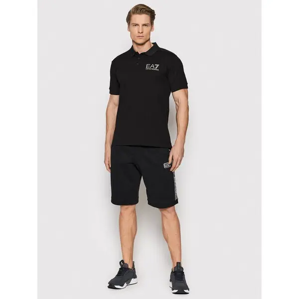 EA7 Logo Short-sleeved Polo Shirt
