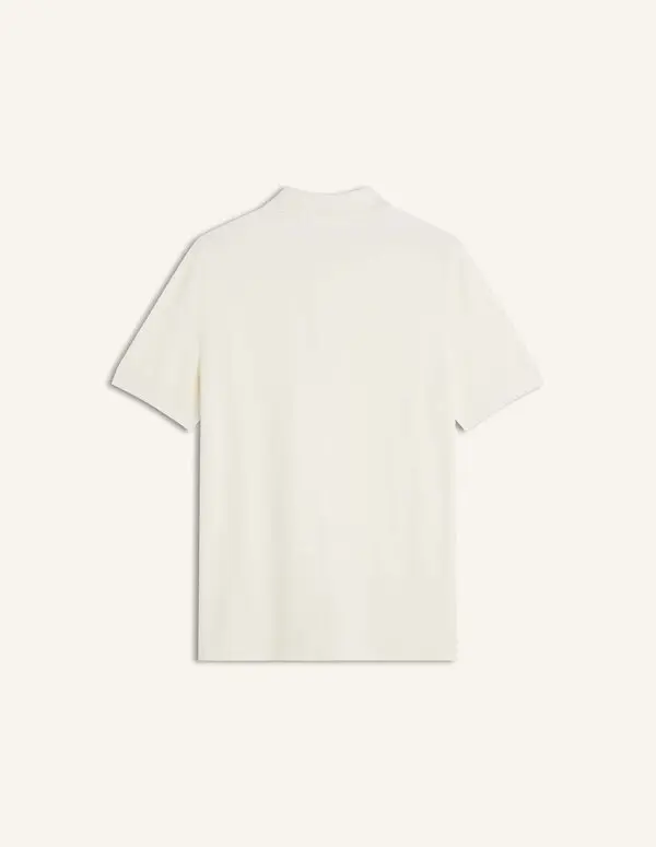 Maison Kitsuné Fox Patch Polo Shirt - White
