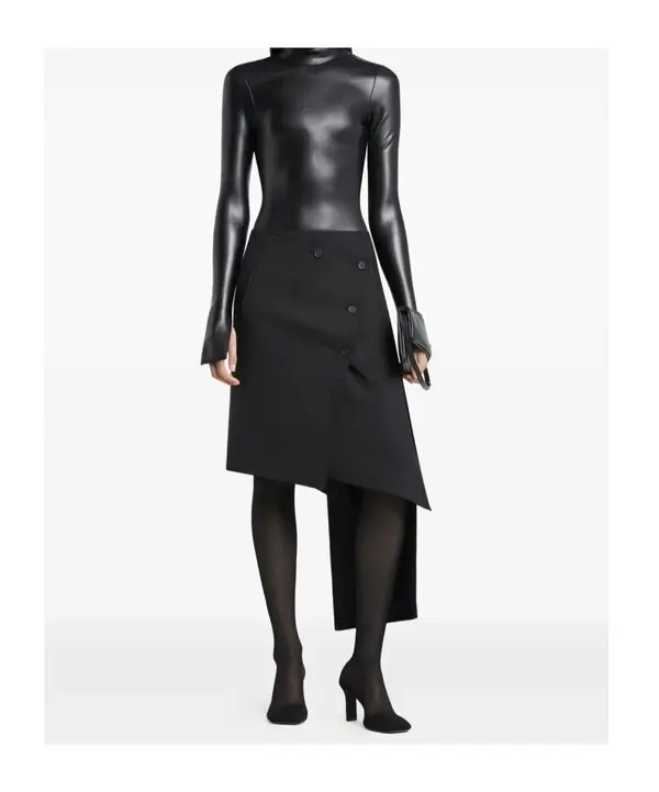 COURREGES Asymmetrical Midi Skirt