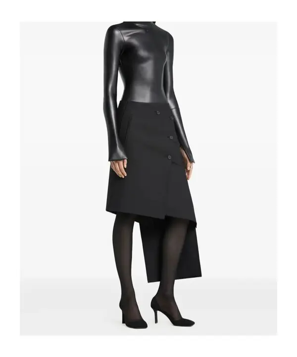 COURREGES Asymmetrical Midi Skirt