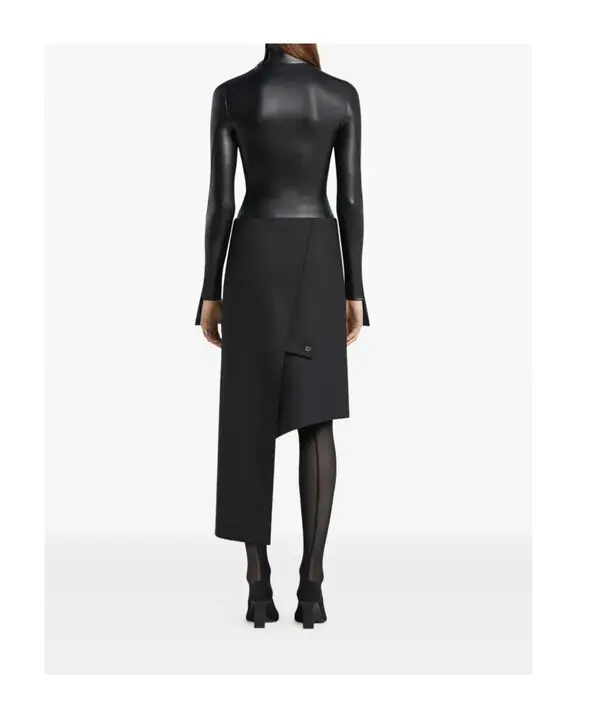 COURREGES Asymmetrical Midi Skirt