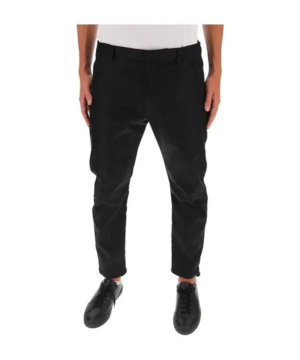 Prada Logo Plaque Tailored Trousers