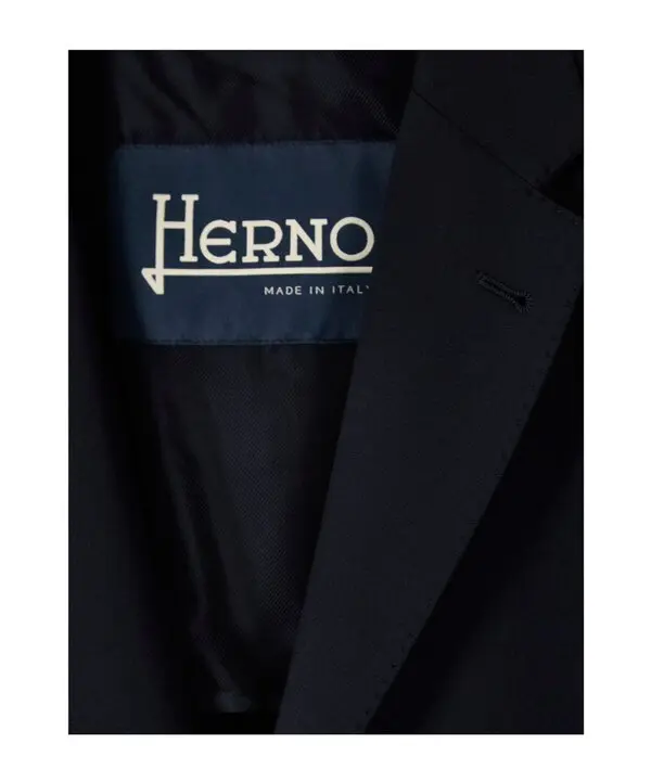 Herno Single-breasted Blazer - Blue