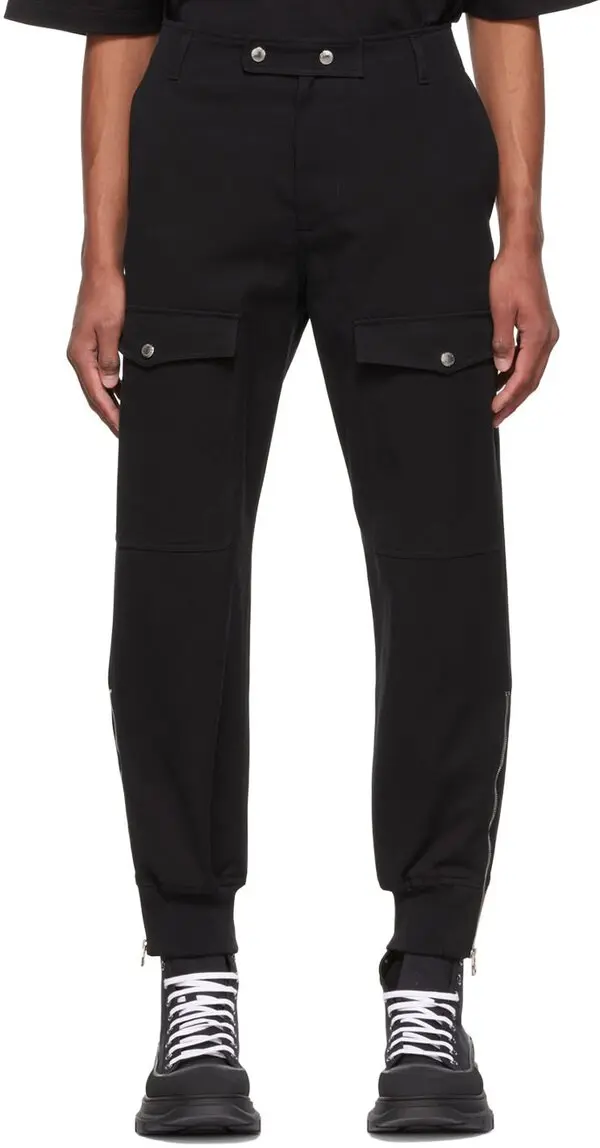 Alexander McQueen Straight Leg Cargo Pants