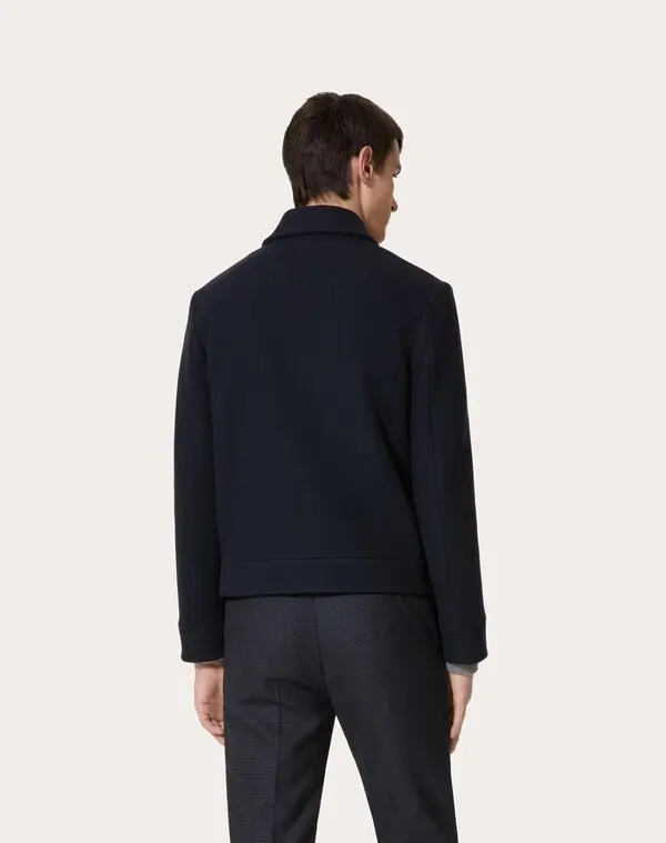 Valentino Garavani Zip-up Jacket With V-detail