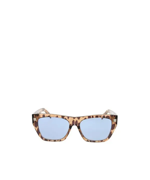 Givenchy Square Frame Sunglasses With Tinted Lenses